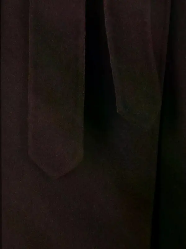 Dusan Belted Wrap Wool Coat