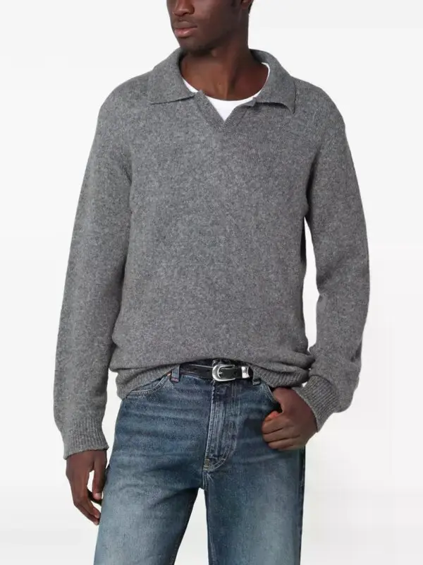ROBERTO COLLINA Knit Skipper Sweater