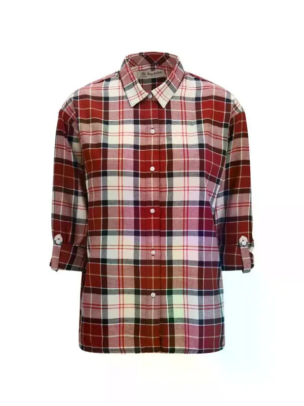 Barbour Elishaw Checked-print Shirt - Red