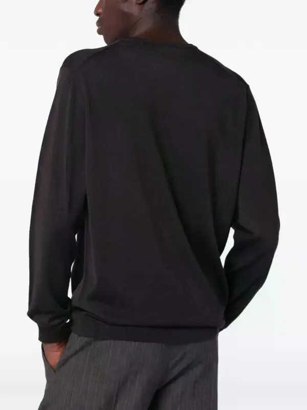 ROBERTO COLLINA Fine-knit Crew-neck Sweater