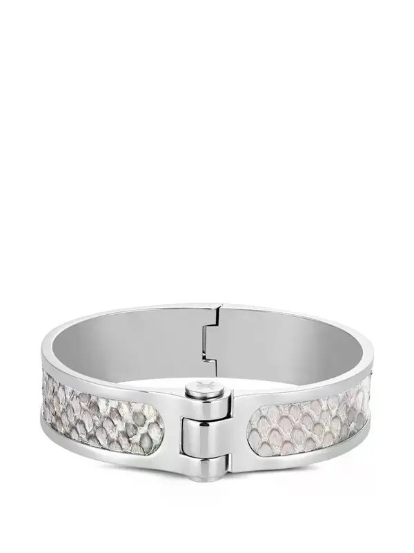 KWANPEN Python-panelled Hinged Bracelet