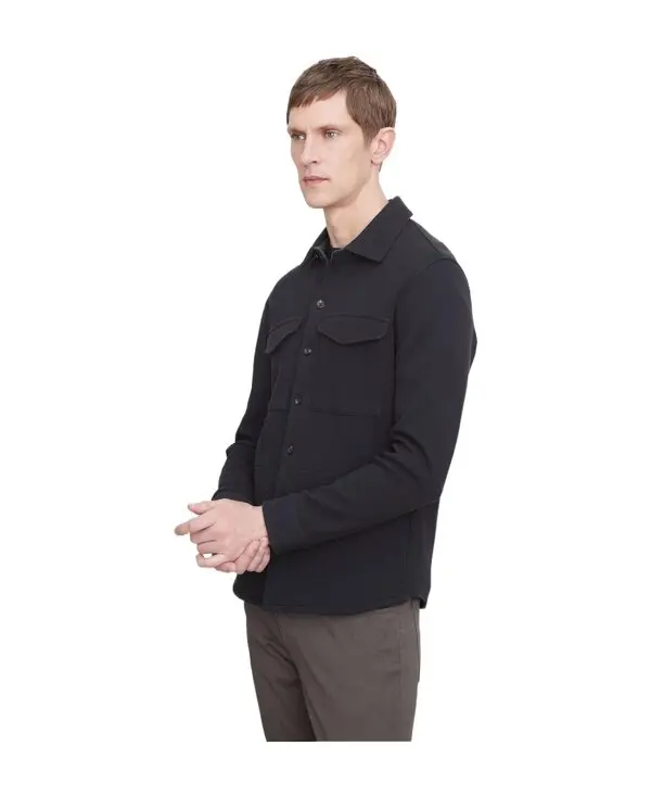 Vince Double-knit Overshirt Jacket