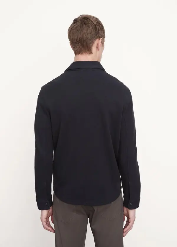 Vince Double-knit Overshirt Jacket