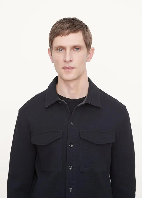 Vince Double-knit Overshirt Jacket