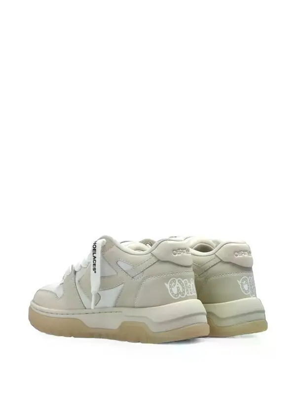 Off-White Ooo Chunky Varsity Sneakers - Neutrals