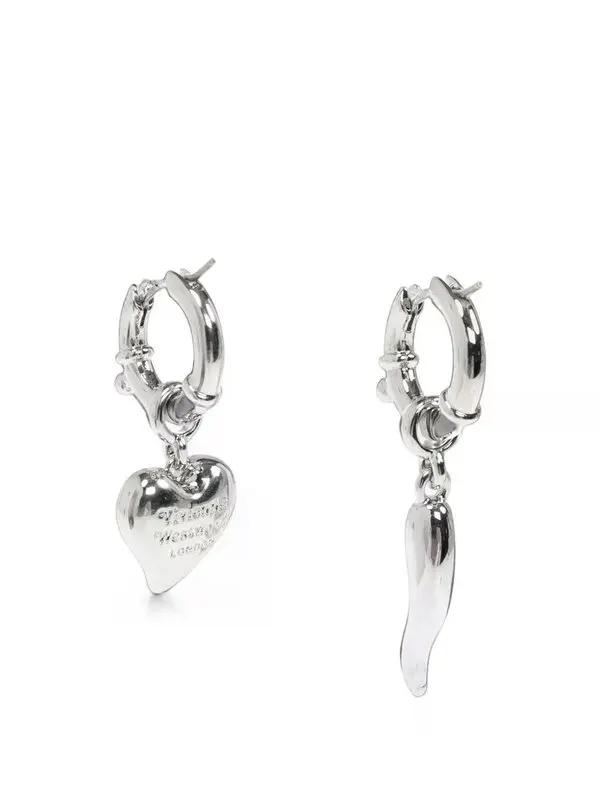 VIVIENNE WESTWOOD Della Mismatched Hoop Earrings