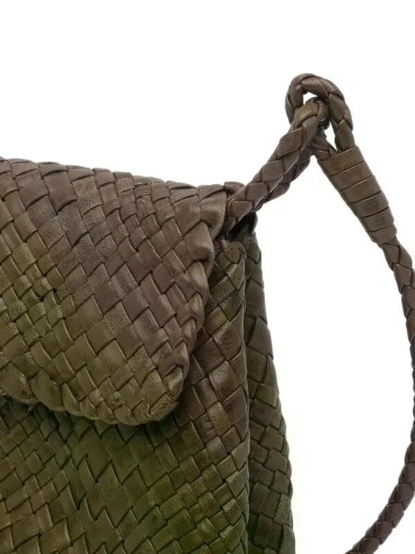 IBELIV Romance Woven Leather Shoulder Bag