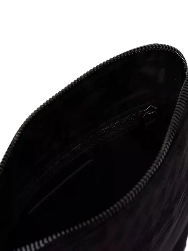Emporio Armani Monogram-pattern Logo-plaque Messenger Bag