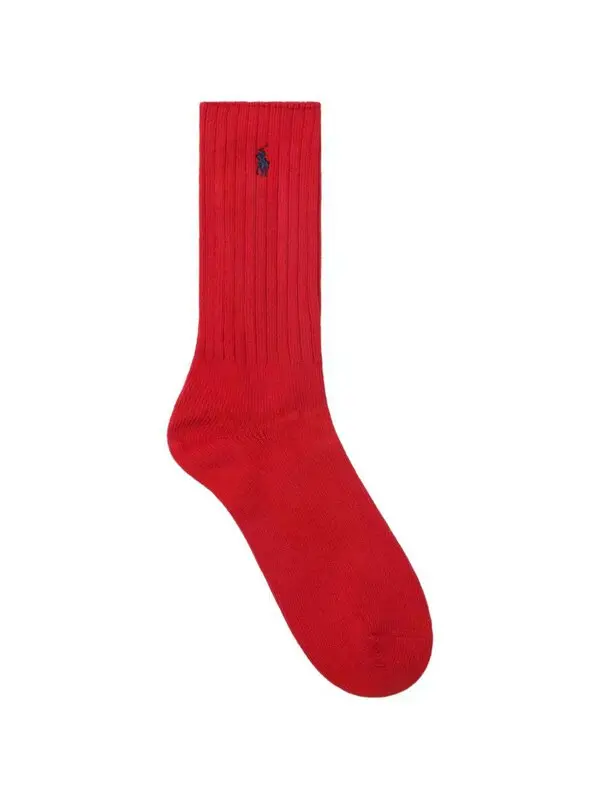 Polo Ralph Lauren Logo-embroidered Ribbed Socks