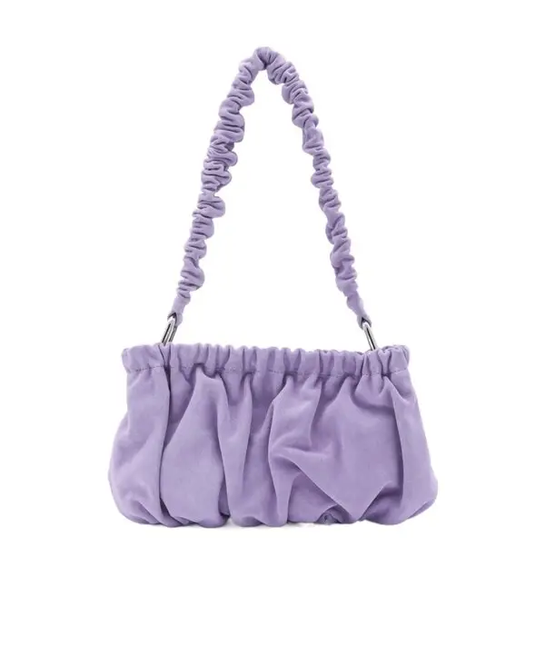 Marni Ruched Shoulder Bag - Purple