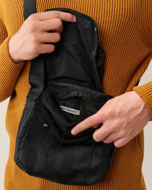 C.P. COMPANY Logo-embroidered Shoulder Bag