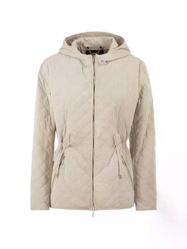 MOORER Quilted Hooded Jacket