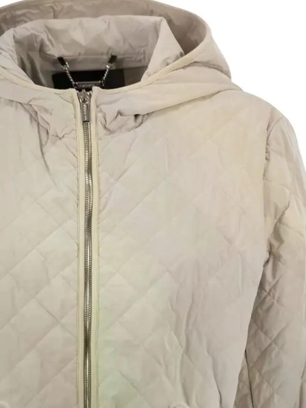 MOORER Quilted Hooded Jacket