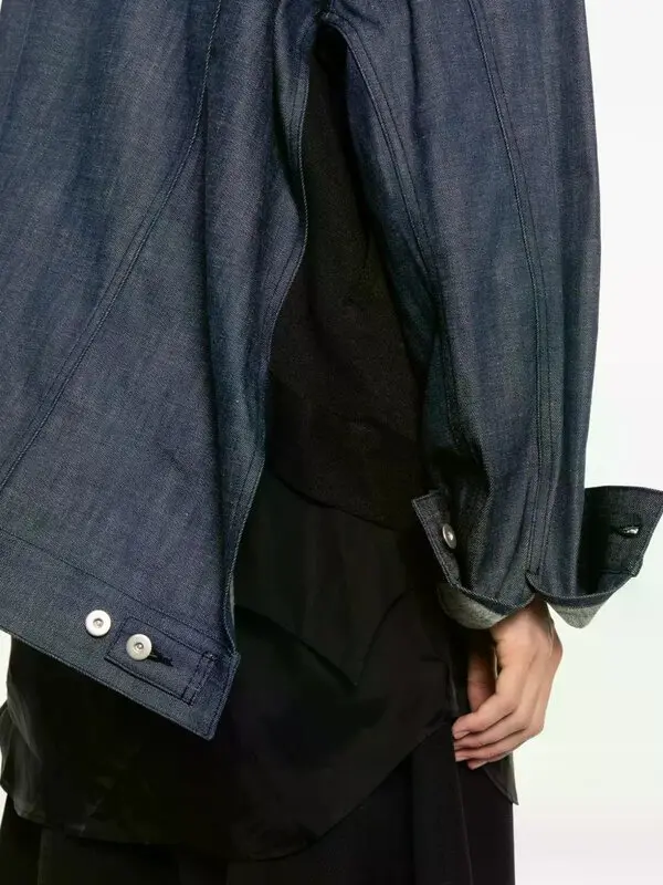 Comme Des Garçons Panelled Layered-effect Denim Jacket