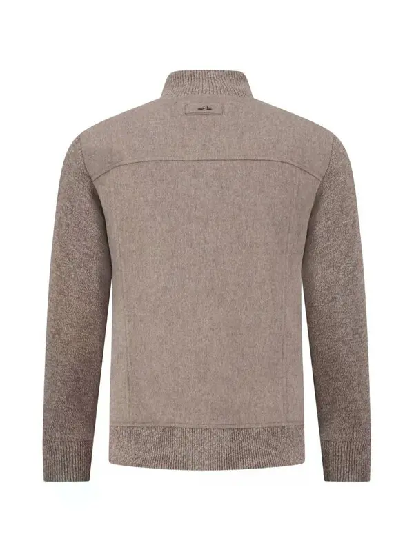 Paul & Shark Aliseo Zip-up Panelled Sweater