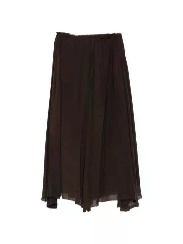 Kristensen Du Nord Raw-edge Layered Midi Skirt