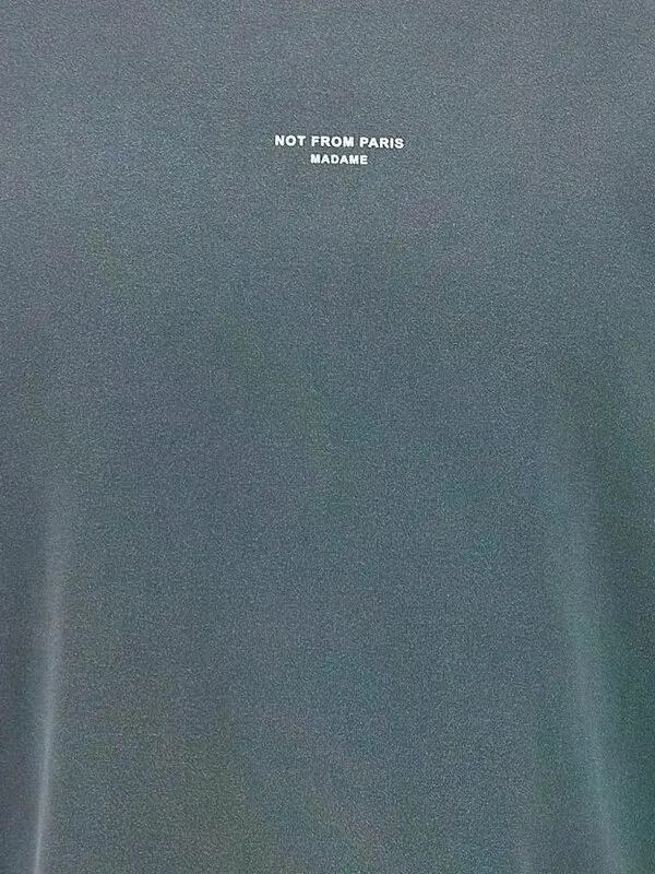 Drole De Monsieur Classic Slogan Printed T-shirt