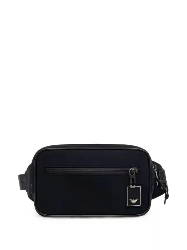Emporio Armani Logo-patch Belt Bag - Blue
