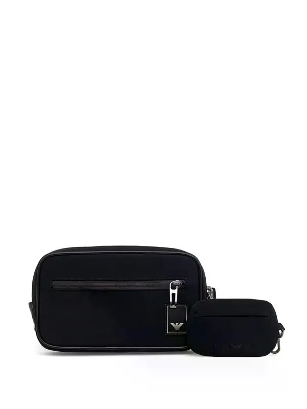 Emporio Armani Logo-patch Belt Bag - Blue
