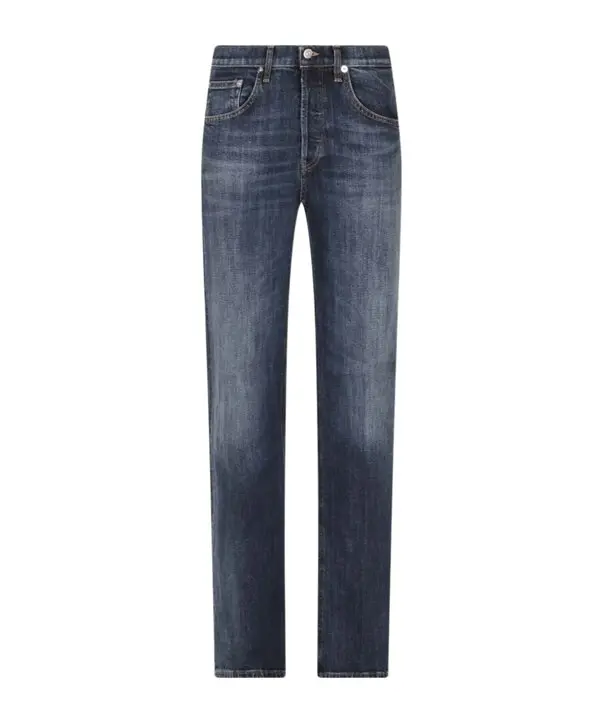 DONDUP Faded-detail Denim Trousers