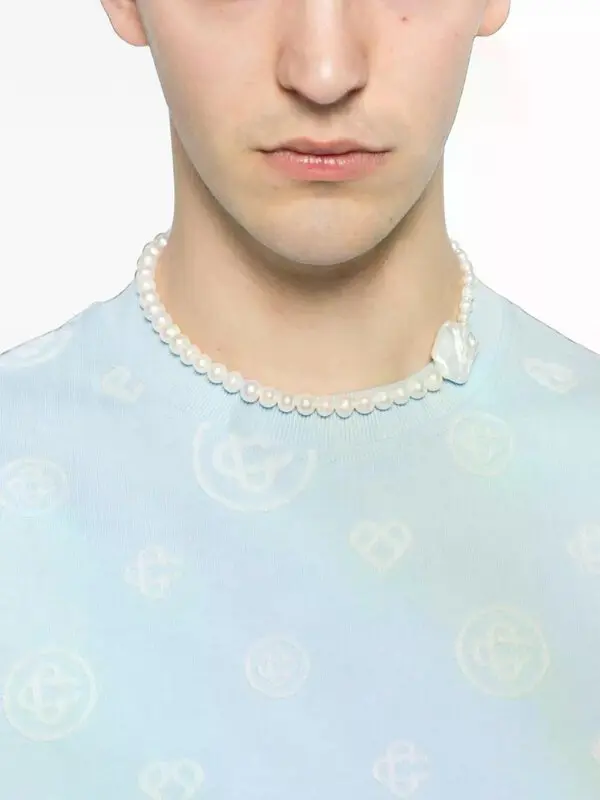 Casablanca Monogram-jacquard T-shirt