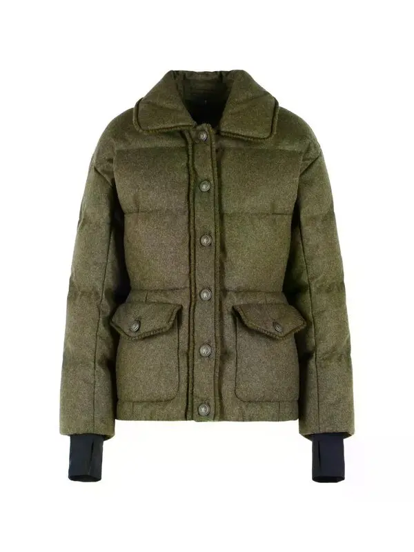 Moncler Ruffle-trimmed Down Jacket