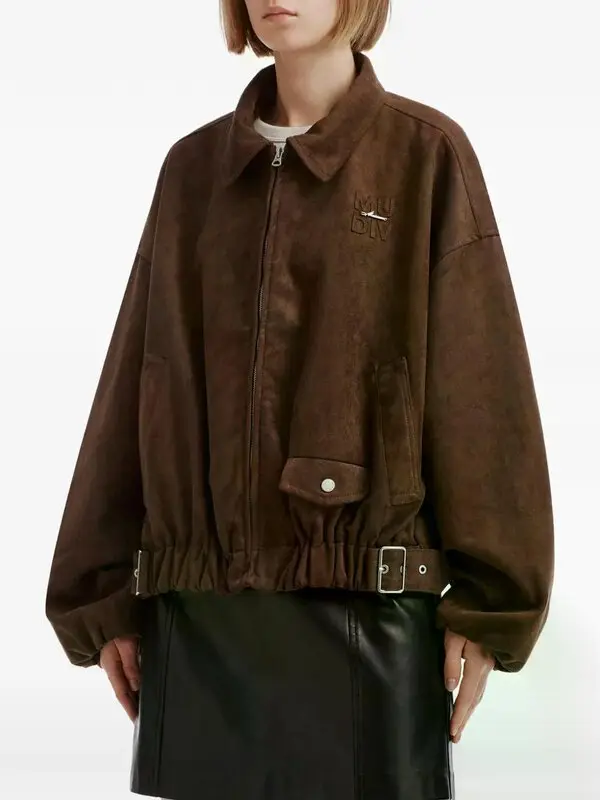 MUSIUM DIV. Logo-patch Buckled Jacket