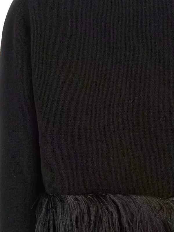 Fabiana Filippi Feather-trim Cardigan