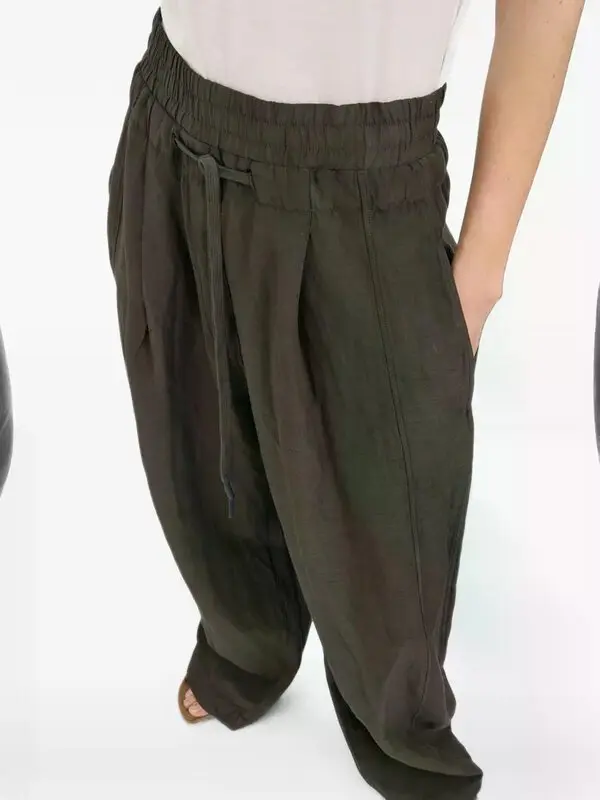 Andrea Ya'aqov Wide-leg Drawstring Trousers