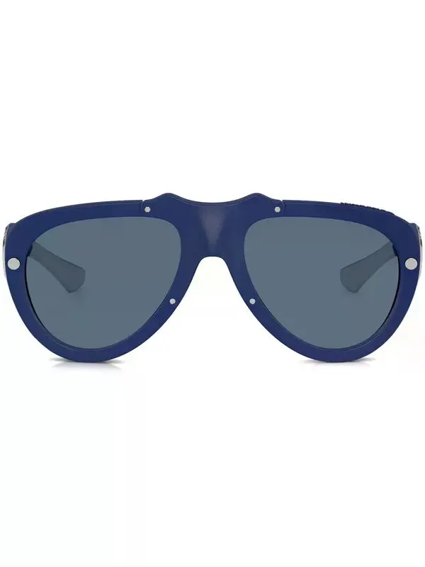 Burberry Oversized-frame Sunglasses - Blue
