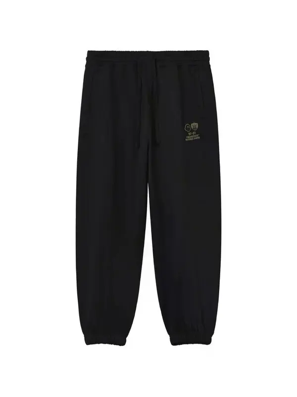 FINGERCROXX Logo-print Track Pants - Black