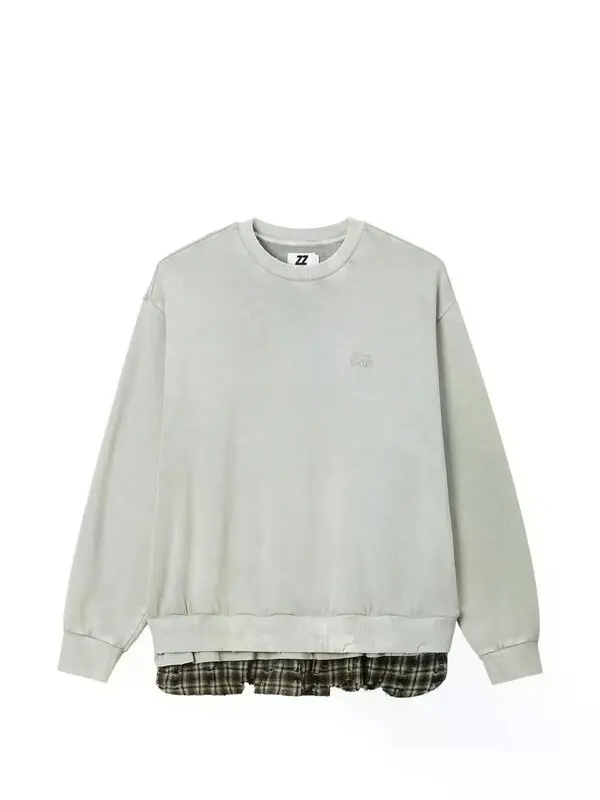 Izzue Layered Distressed-effect Sweater