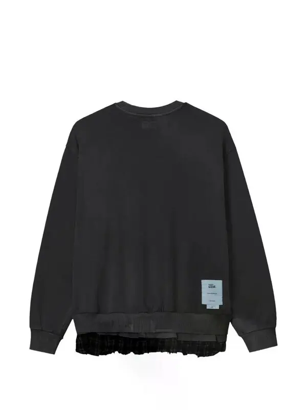 Izzue Layered-hem Logo-embroidered Sweater