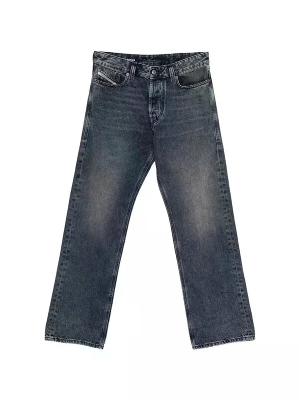 DIESEL® Acid-wash Straight-leg Jeans
