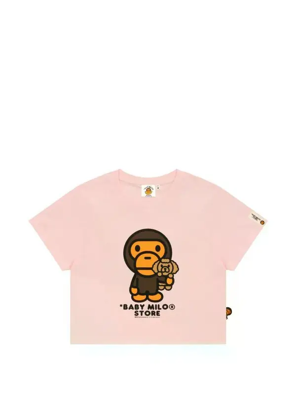A BATHING APE Baby Milo Graphic-print T-shirt