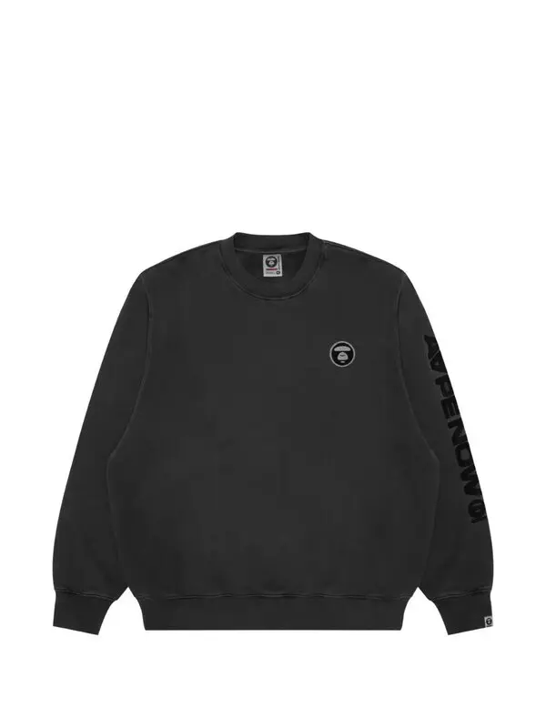 AAPE BY *A BATHING APE Moonface-patch Logo-print Sweater