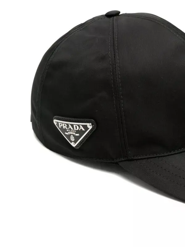 Prada Logo-plaque Baseball Cap