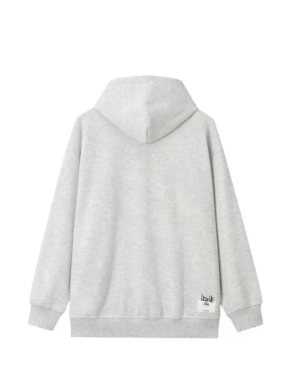 Izzue Slogan-print Zip-up Hoodie