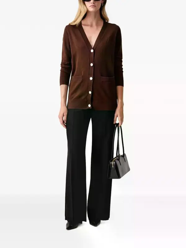 FRACOMINA Patterned V-neck Cardigan