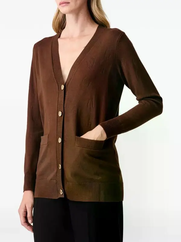 FRACOMINA Patterned V-neck Cardigan