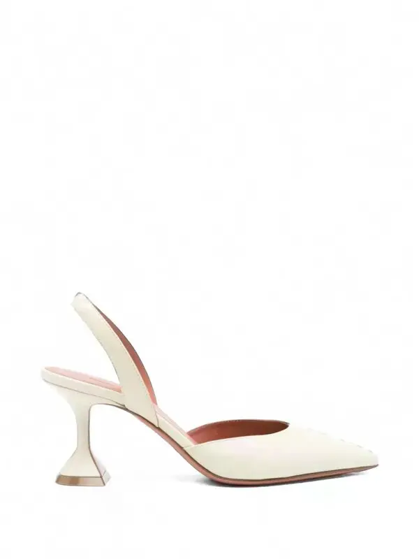 Amina Muaddi Holly Slingback Pumps