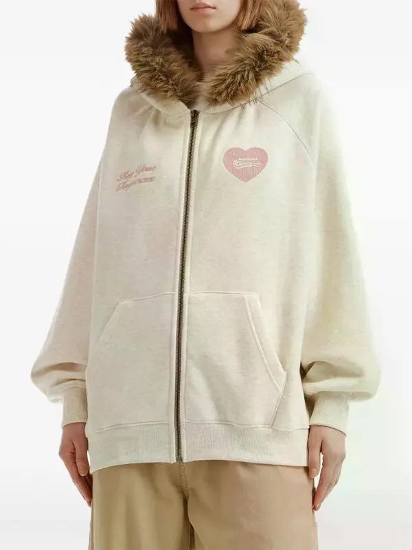 FINGERCROXX Heart-patch Hoodie