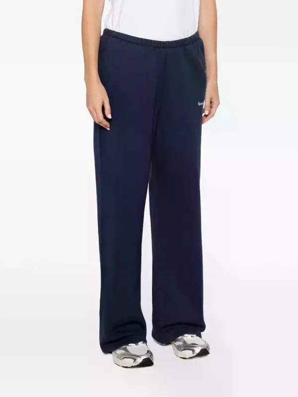 Sporty & Rich Logo-embroidered Track Pants