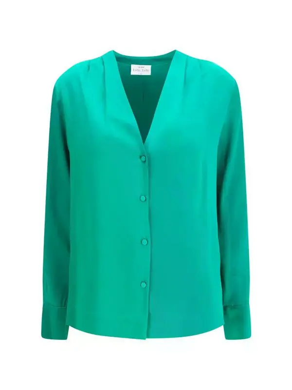 FORTE_FORTE Silk Satin Shirt
