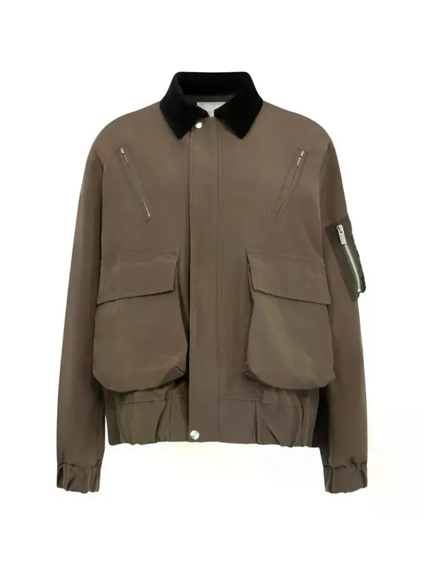 Sacai Grosgrain-bonded Blouson Jacket