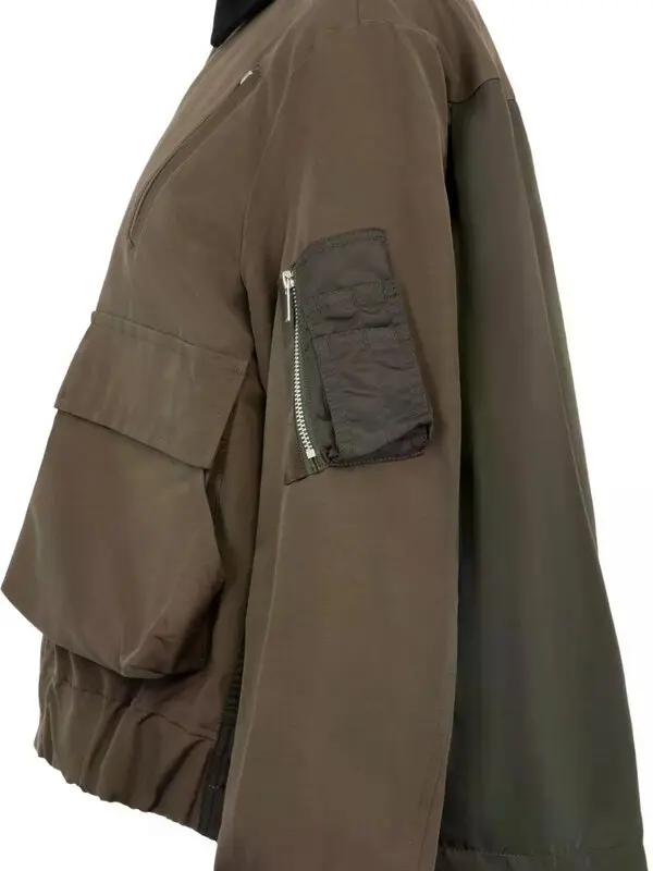 Sacai Grosgrain-bonded Blouson Jacket