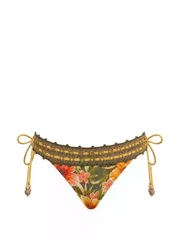 DEL MAAR Deva Floral-print Bikini Bottoms