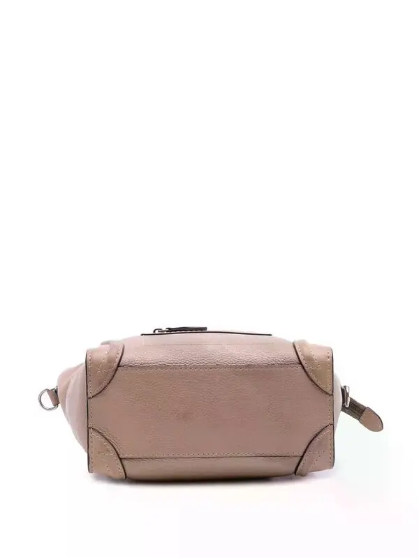 Celine 2013 Nano Leather Luggage Tote Satchel
