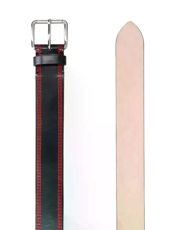 Marni Contrast-stitch Leather Belt