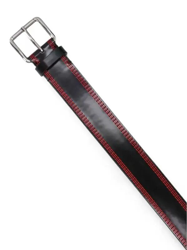 Marni Contrast-stitch Leather Belt